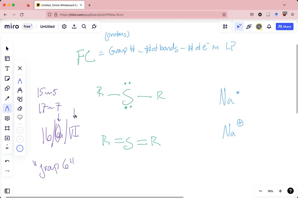 SOLVED: 'in the electronic dot structure of S8 we can also use double ...