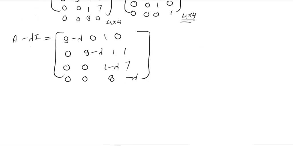 SOLVED: Consider the following: 1. Compute the characteristic ...