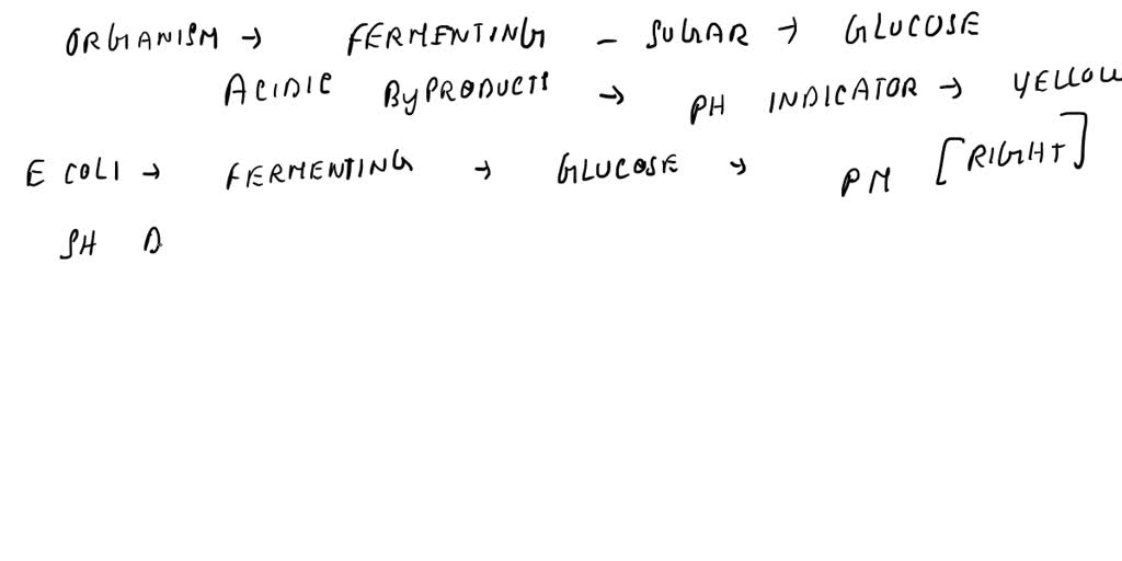 SOLVED: Test Glucose Ng Lactose Ag Sucrose A/g Methyl Red Voges ...
