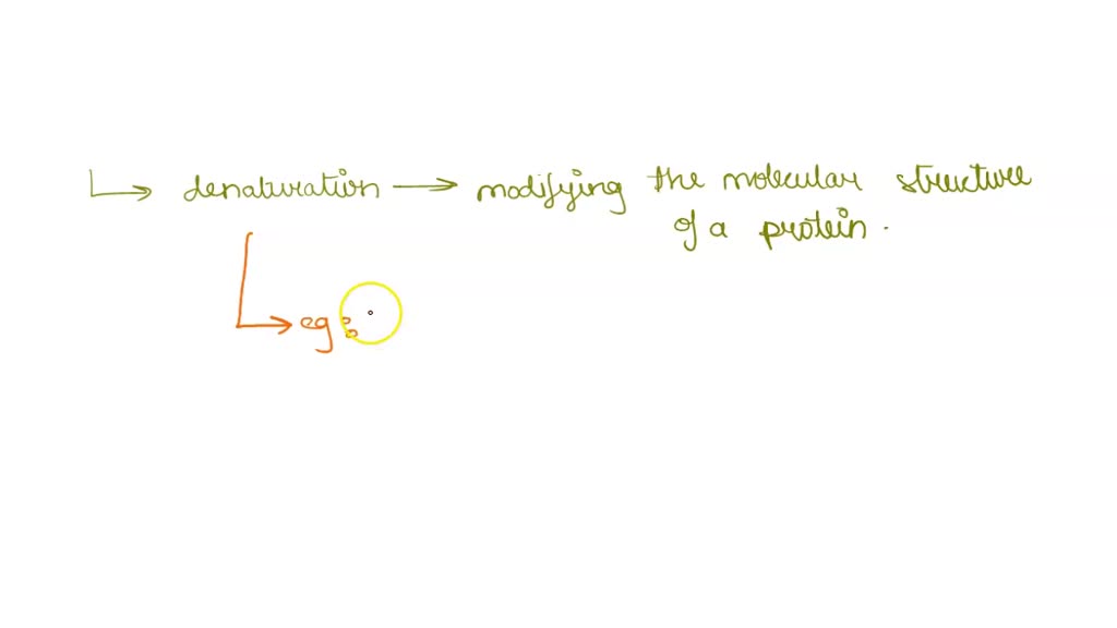 SOLVED: what is the denaturation? and what are the examples of denaturation