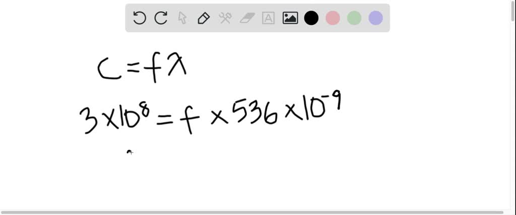 Calculate the frequency in hertz of electromagnetic radiation that has ...