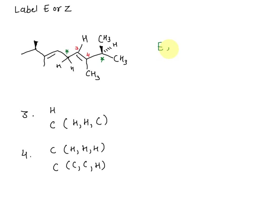SOLVED: Is the alkene an E or Z stereoisomer? Provide the IUPAC name ...