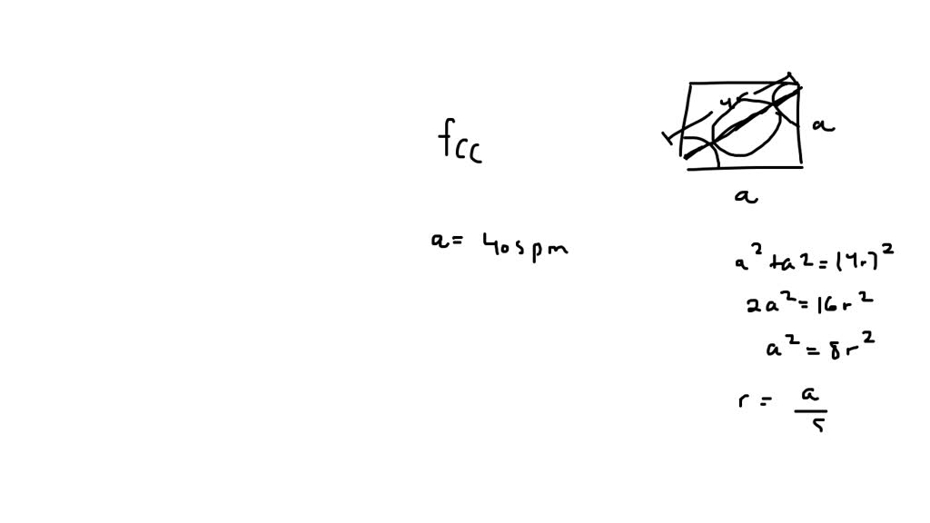 SOLVED: Aluminum crystallizes in the face-centered cubic system and the ...