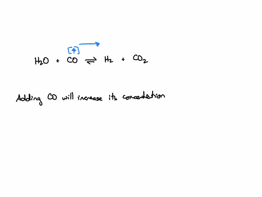 SOLVED: Consider the following equilibrium mixture in a close system ...