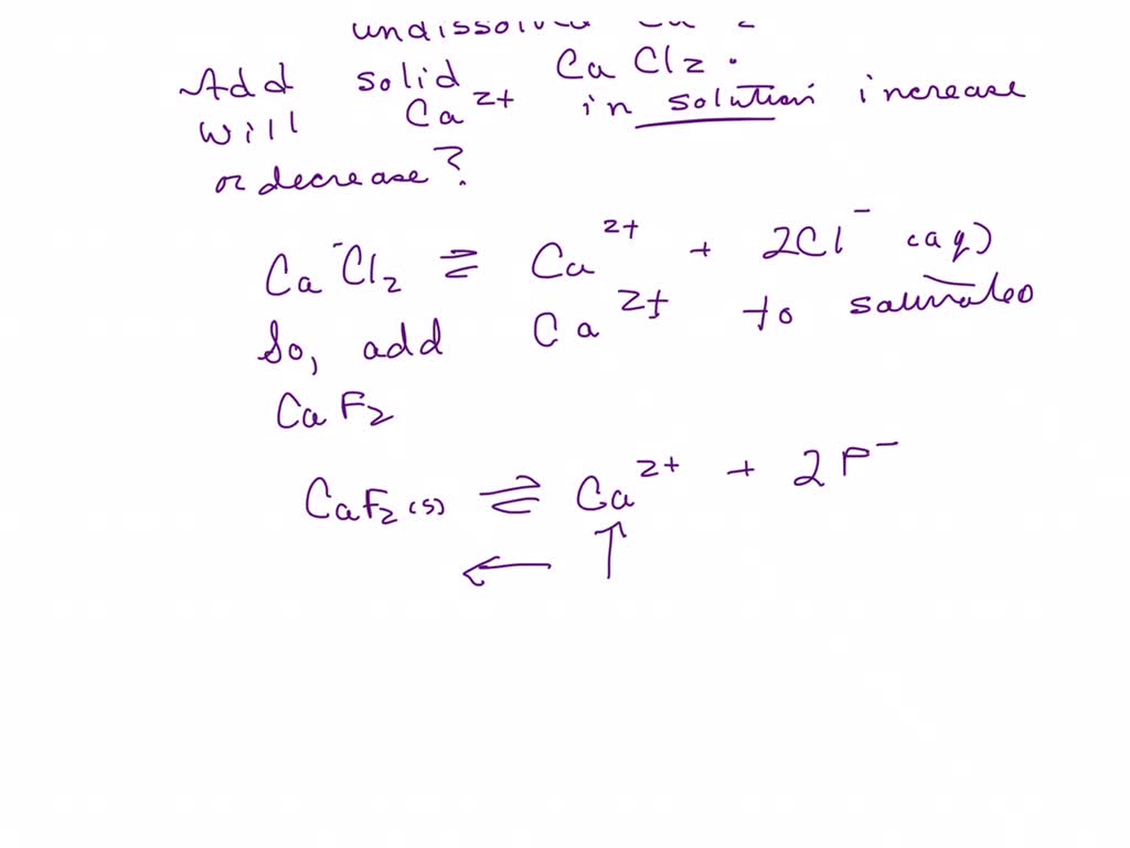 SOLVED: 10. Would the solubility of calcium hydroxide in water increase ...