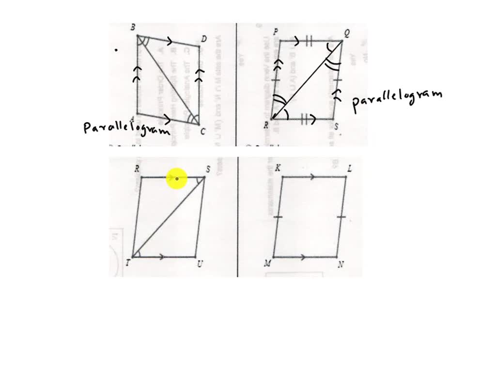 SOLVED: Given the information marked on the figures below; classify each quadrilateral as a ...
