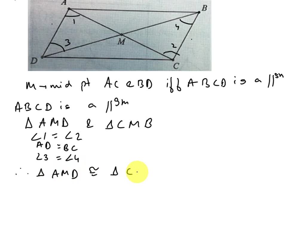 SOLVED: 1. (7 pts) Prove that the diagonals of a rectangle are ...