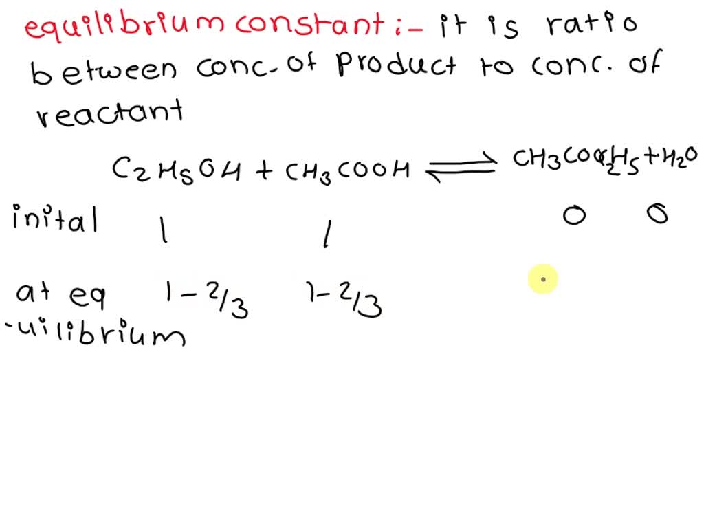 SOLVED: Part 2 - Calculation of equilibrium constant Calculate the number of moles of each ...