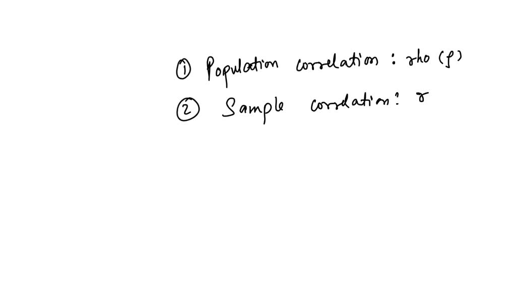 SOLVED: Match the correlation coefficient to its variable. Group of ...