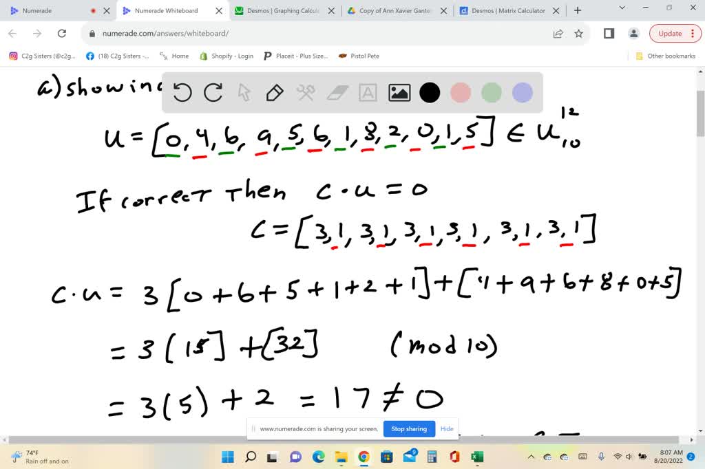 SOLVED: (a) Prove that if a transposition error is made in the second ...