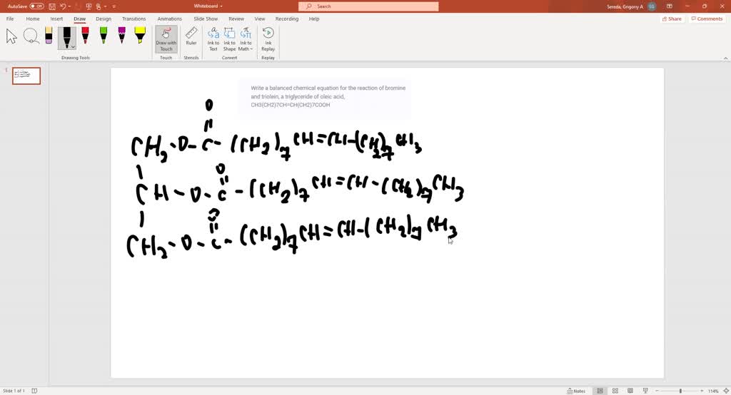 SOLVED: Write out the equation for the reaction of the compounds below ...