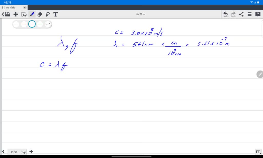 SOLVED: The green light emitted by a stoplight has a wavelength of 561 ...