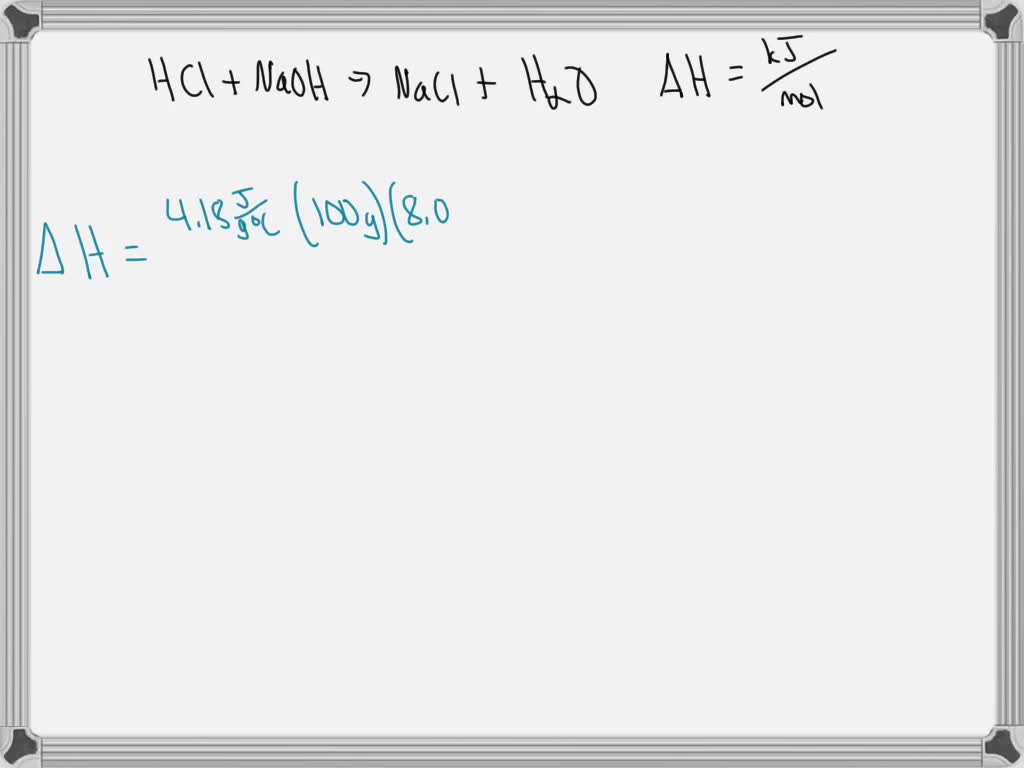 SOLVED: When 50.0 mL of 1.00 M of HCl(aq) is combined with 50.0 mL of 1.10 M of NaOH(aq) in a ...