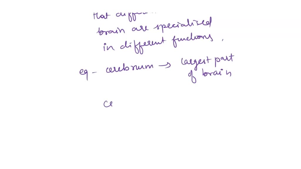 SOLVED: Consistency and specificity of brain function implies localization of function. How has ...