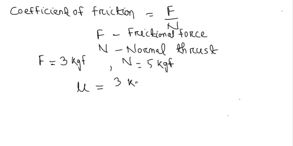 SOLVED: A force of 3kg wt is just sufficient to pull a block of 5 kg wt ...