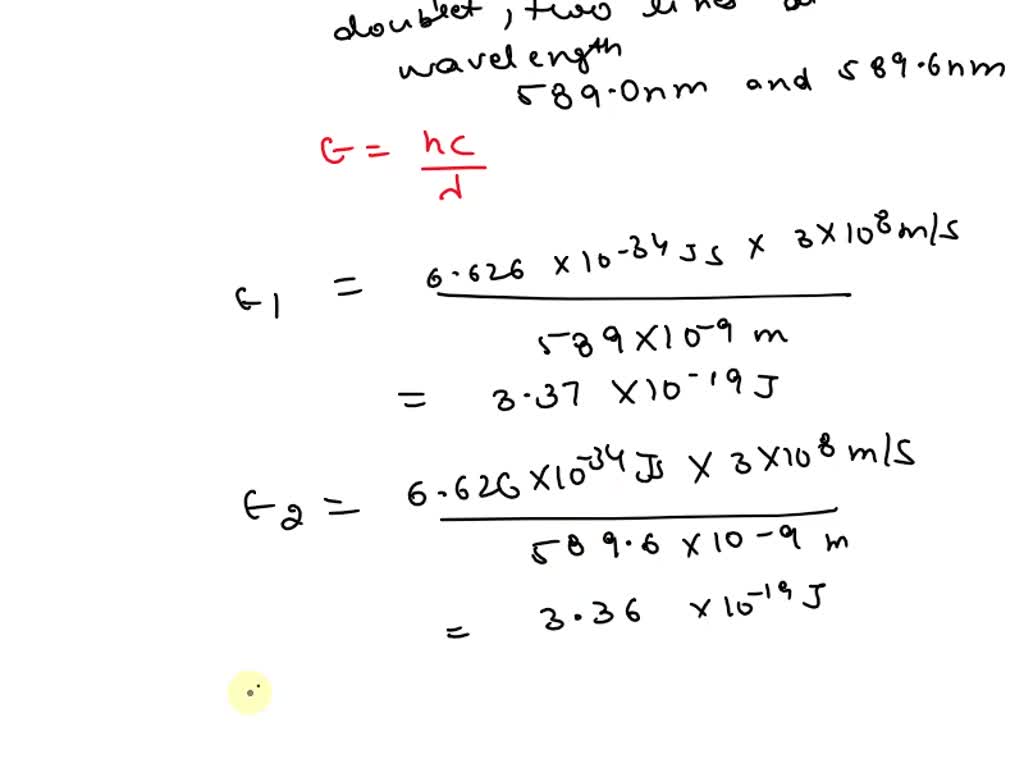 SOLVED: Cs metal requires 184 KJ / mol to eject electrons via the ...