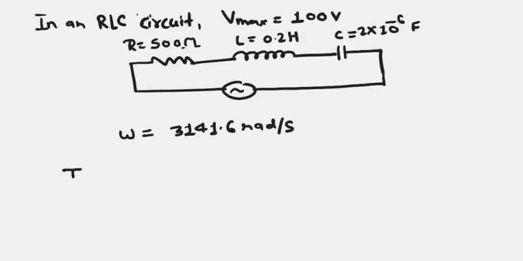 SOLVED: (10 pts) For the following circuit, (a) draw the phasor representation, (b) write a ...