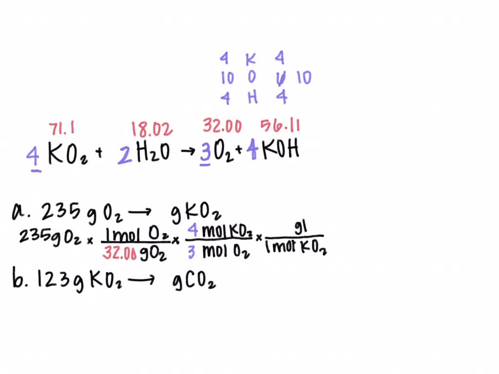 The reaction for the removal of water in a closed-system breathing ...