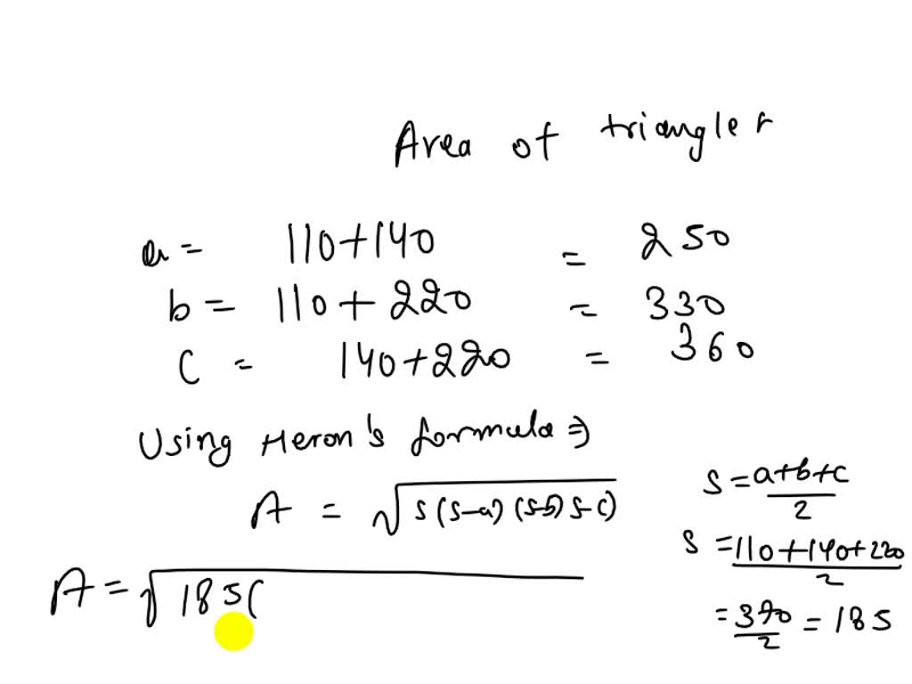 SOLVED: Three circles of radii 110, 140 and 220 are tangent to one ...