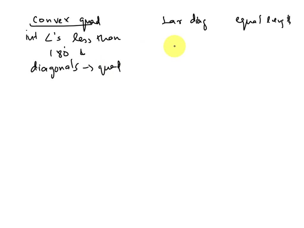 Solved If The Diagonals Of A Cyclic Quadrilateral Are Diameters Of The Circle And Perpendicular