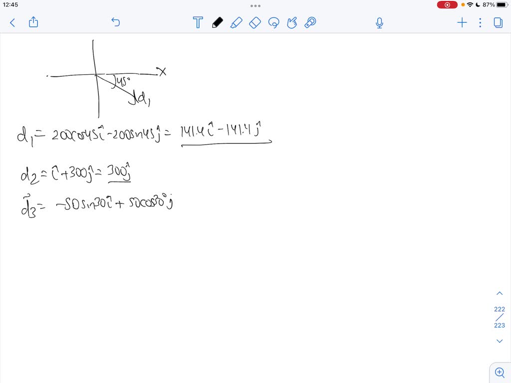 SOLVED: Components of Displacement Vectors A rescue party for a missing ...