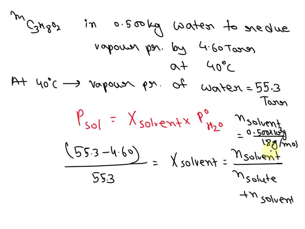 SOLVED: Calculate the mass of propylene glycol, C3H8O2, that must be ...