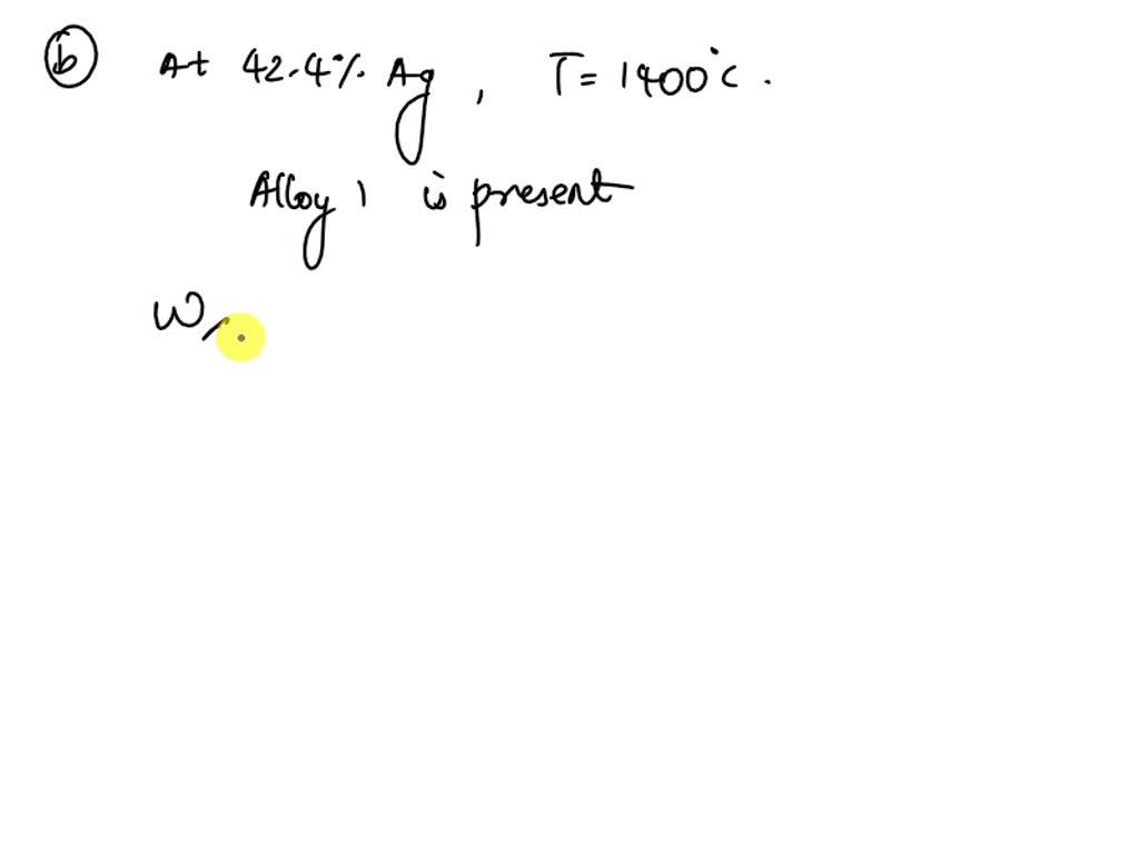 SOLVED: 3.Reading and Interpreting Binary Phase Diagrams (6 pts Total) Assuming equilibrium ...