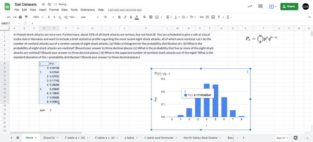 SOLVED: Sharks Here are the lengths in feet of 44 great white sharks ...