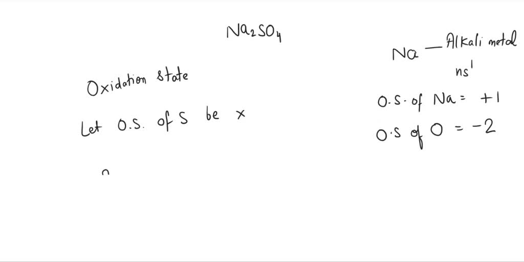 SOLVED: The oxidation states of sodium, cobalt, nitrogen, and oxygen in ...