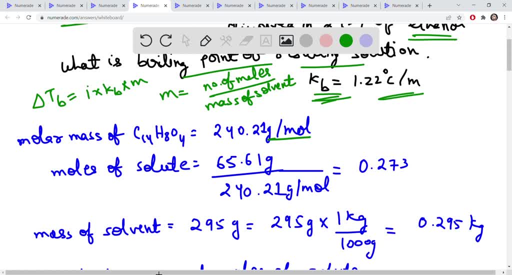 Solved Whats The Anthracene Solubility In 100 Ethanol At Boiling Point