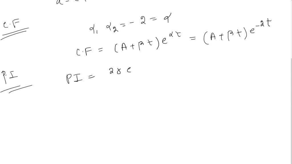 SOLVED: 2. For the given circuit: L = R6C = 04 a) Derive the differential equation. b) Determine ...