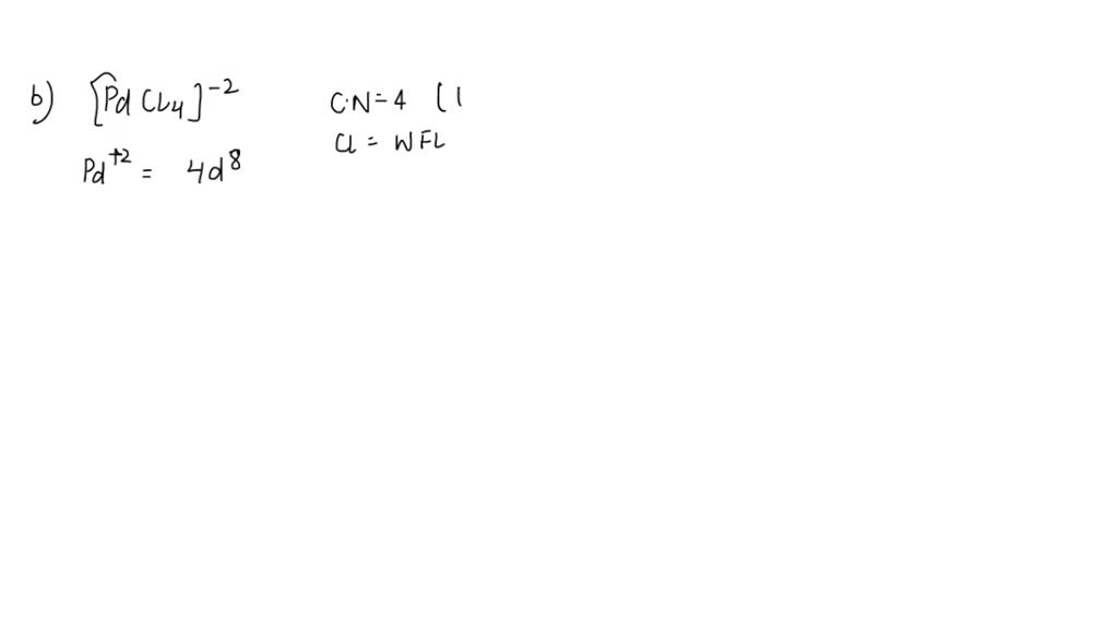 SOLVED: Using crystal field theory, draw an orbital diagram, predict ...