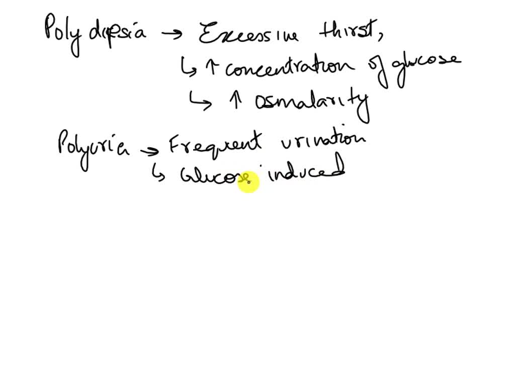 SOLVED: Two clients with polydipsia and polyuria arrived at the ...