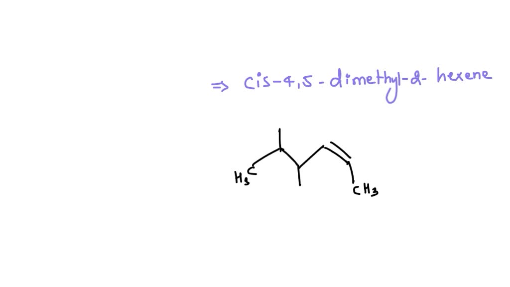 Solved Hydrocarbons Drawing The Cis Or Trans Isomer Of A Small Alkene Draw The Skeletal Line