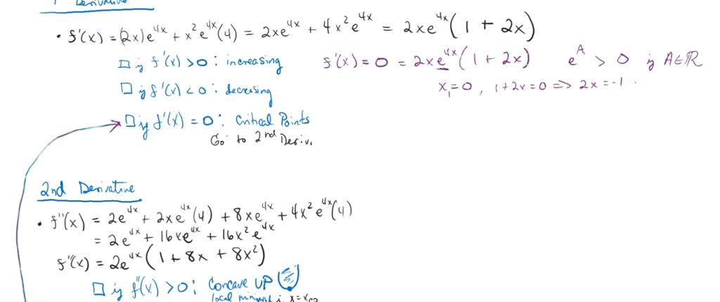 SOLVED: Given the function f(=e8 Determine the open interval(s) where the function is concave up ...