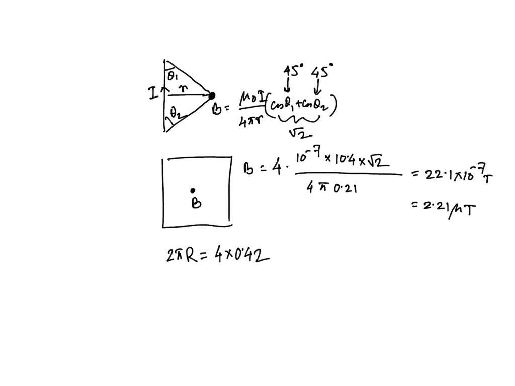 SOLVED: Consider the following figure: (a) A conducting loop in the shape of a square of edge ...