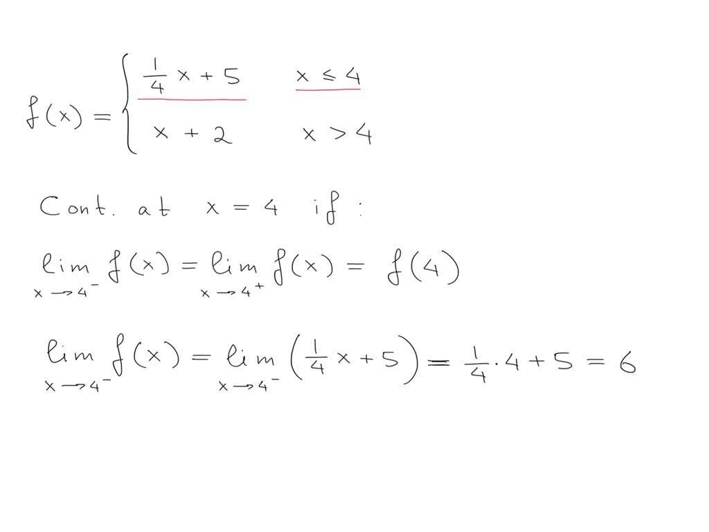 SOLVED: Determine the values of € where the function f (x) is not ...