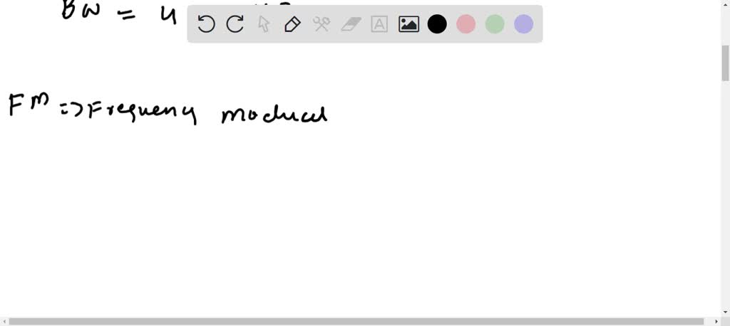 SOLVED: Given the highest modulating frequency of 6 kHz and the maximum deviation of 15 kHz ...