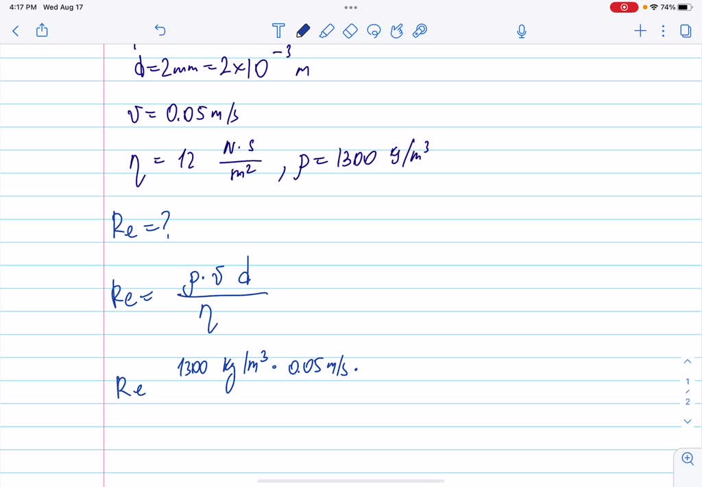 SOLVED: The diameter of the sphere is 2 mm. Calculate the value of the ...