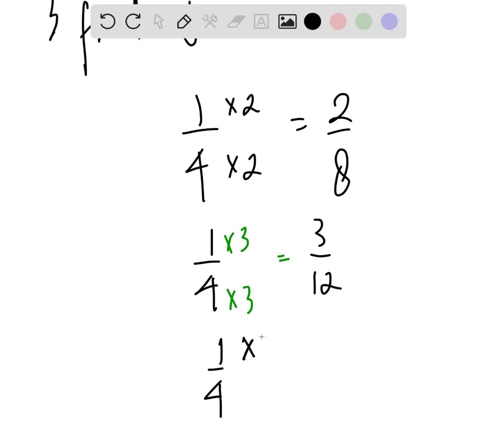 SOLVED: In the following exercises, find three fractions equivalent to the given fraction. Show ...