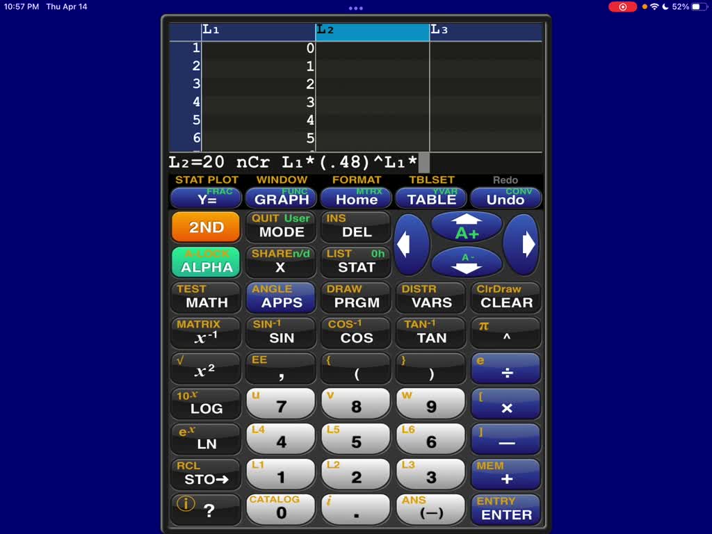 SOLVED: The shape of a graph of a binomial distribution depends on the ...