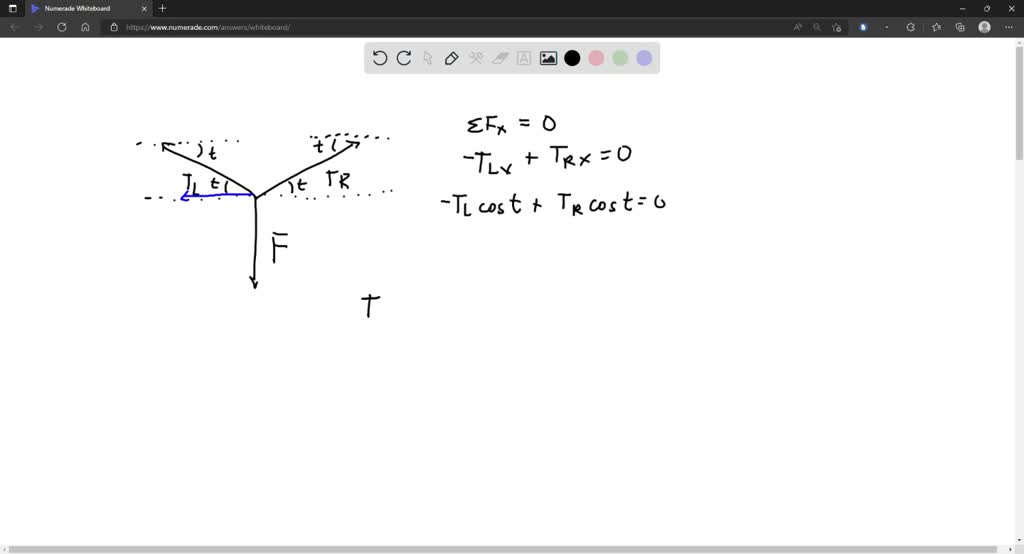 SOLVED: Find an expression for the tension rope with weight attached to ...