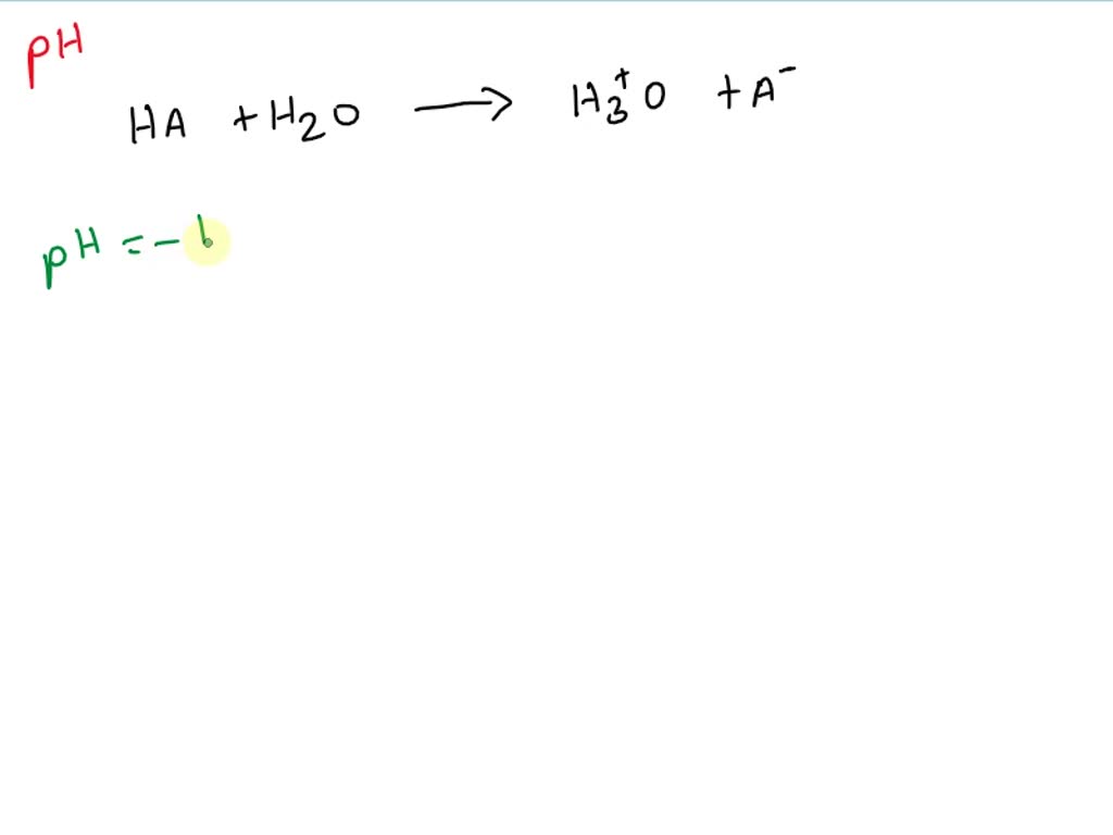 SOLVED: The pH of Solutions of Strong Acids Bases Example Calculate the pH and [OH-] of a 0.01M ...