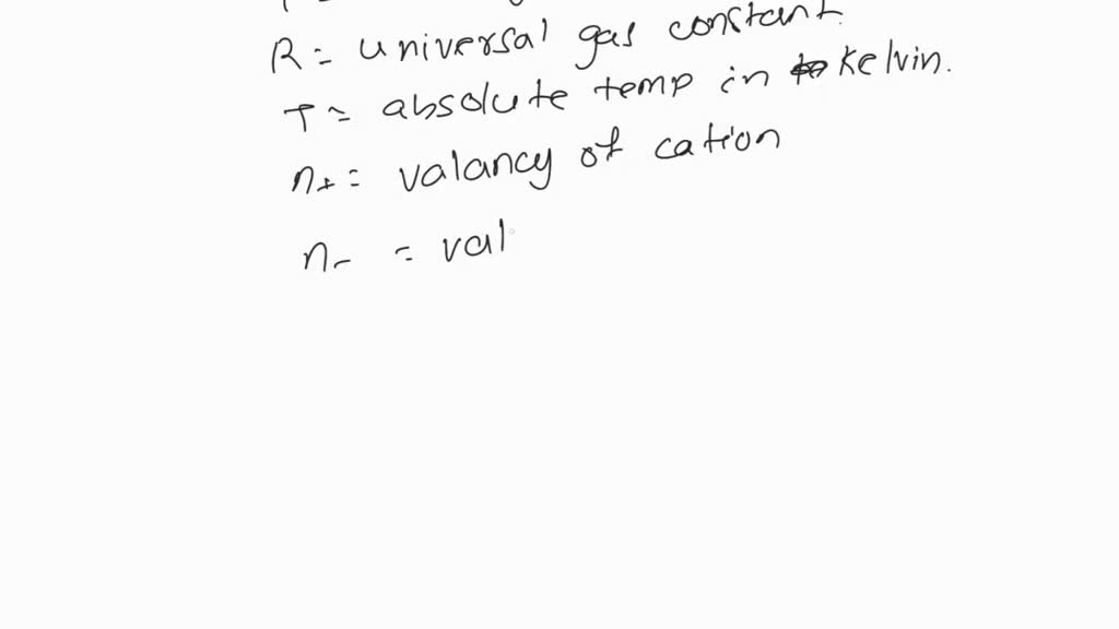 SOLVED: 6.3-5. Estimation of Diffusivity of Electrolyte NaOH Dilute NaOH is diffusing in an ...