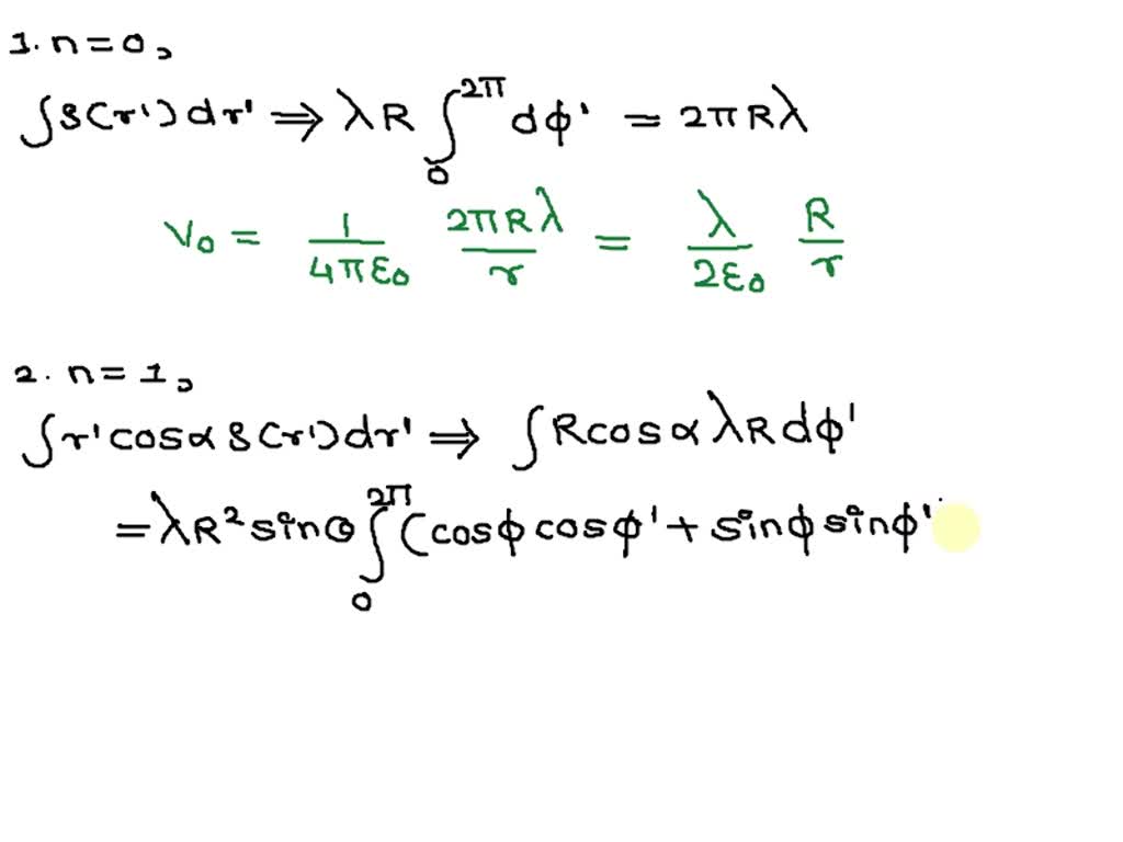 SOLVED: Circular ring in the xy plane (radius R, centered at the origin ... SOLVED: Circular ring in the xy plane (radius R, centered at the origin ...