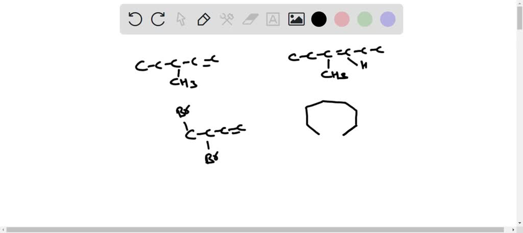 SOLVED: Draw the condensed structure for: A) 4-methyl-1,3-pentadiene. B ...