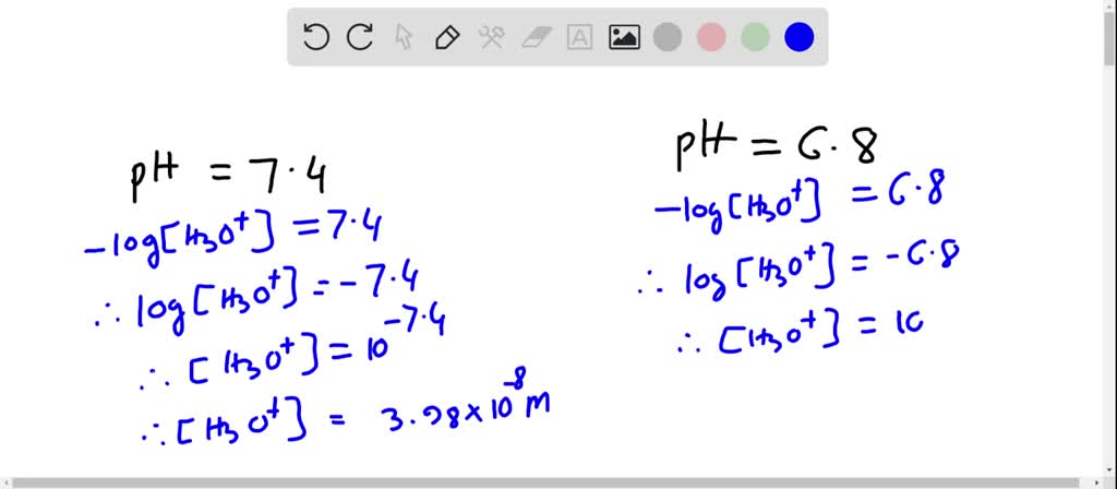 SOLVED: The pH of the blood is kept at 7.4. Even small deviations from this level can result in ...