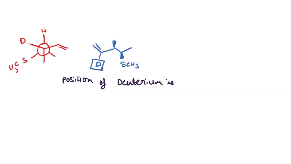 SOLVED: The molecules shown are: H D H3CS Select one: A. enantiomers B ...
