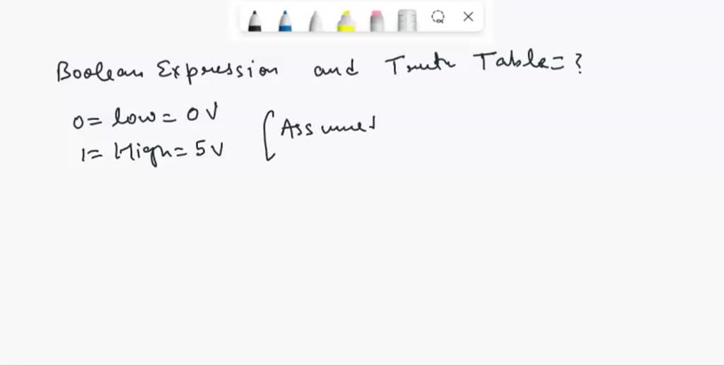 Solved Write Out A Simplified Boolean Expression And Construct A Truth 3375