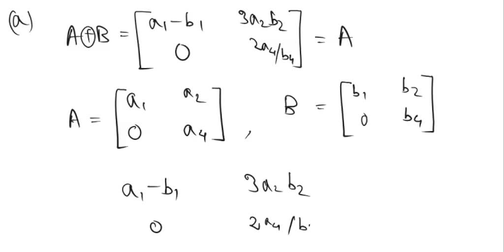 SOLVED: Let ABes, where S is a subspace of vector space M, (R ...